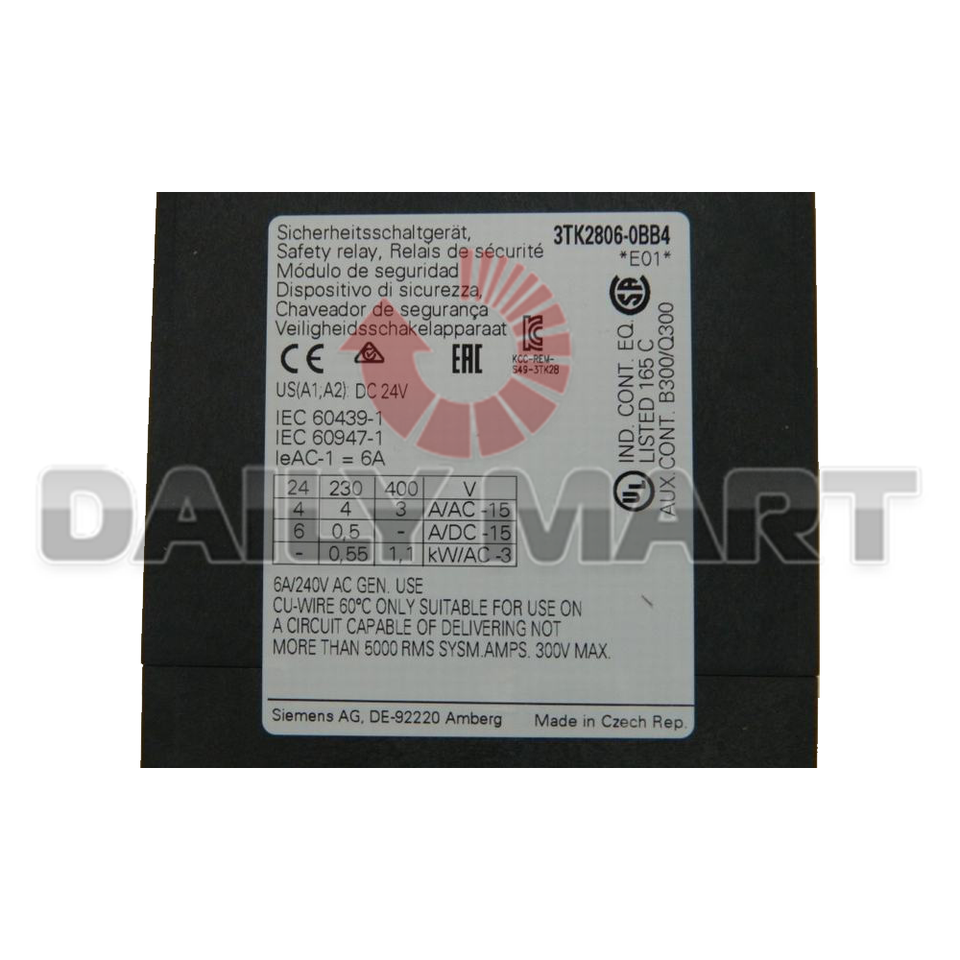 New In Box SIEMENS 3TK2806-OBB4 Safety Relay | eBay