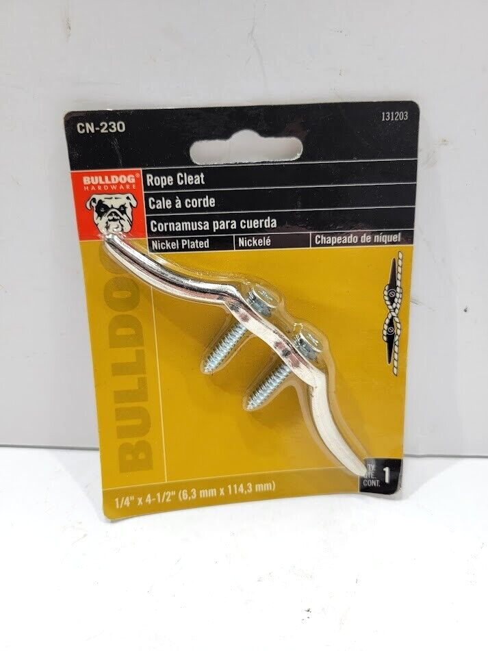 NEW Bulldog Rope Cleat, 1/4" x 4-1/2" | eBay