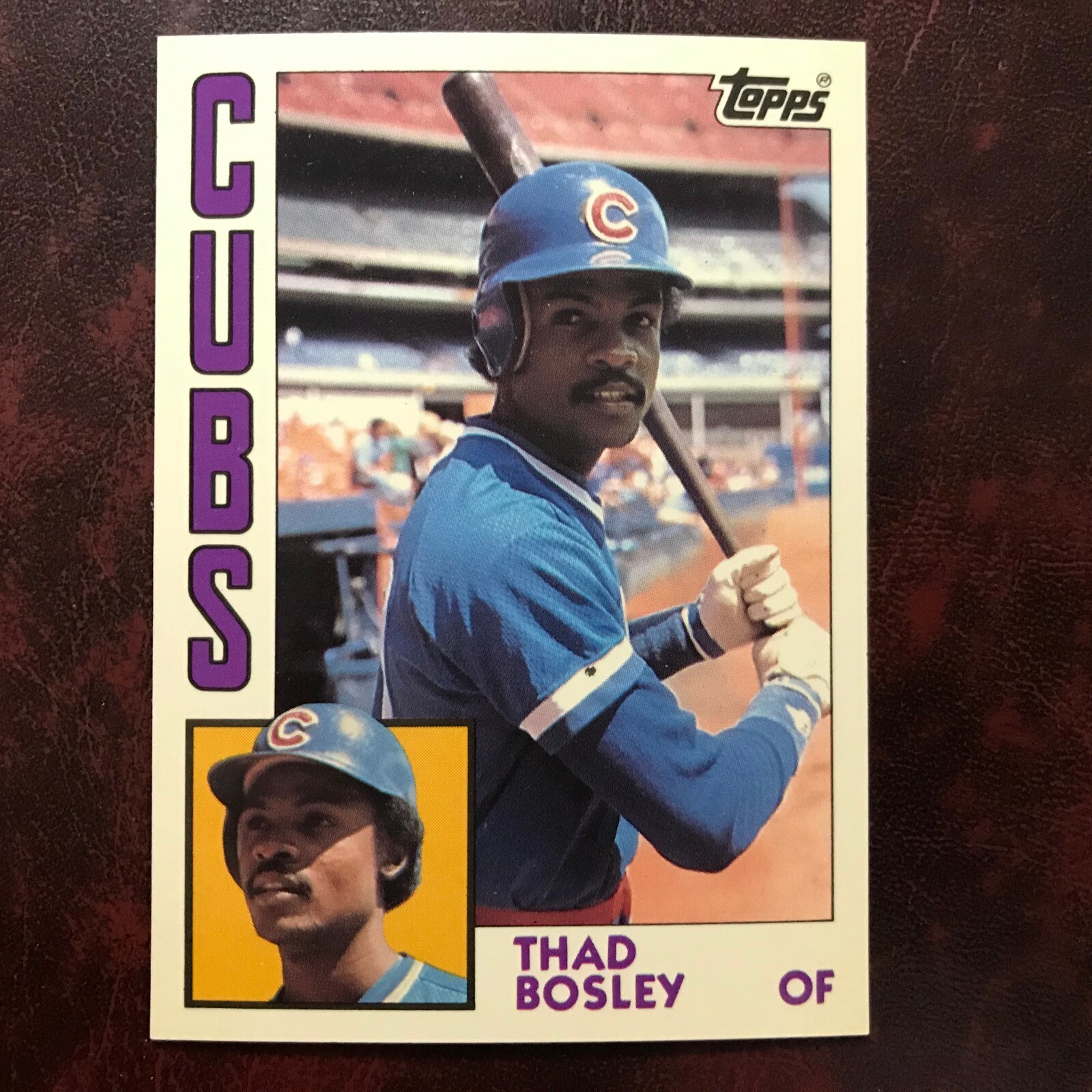 1984 Topps TIFFANY Set THAD BOSLEY #657 CHICAGO CUBS ** MINT ** HIGH ...