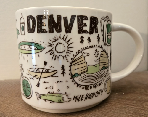 Starbucks Been There Series Coffee Mug Cup Denver Colorado Landmarks ...