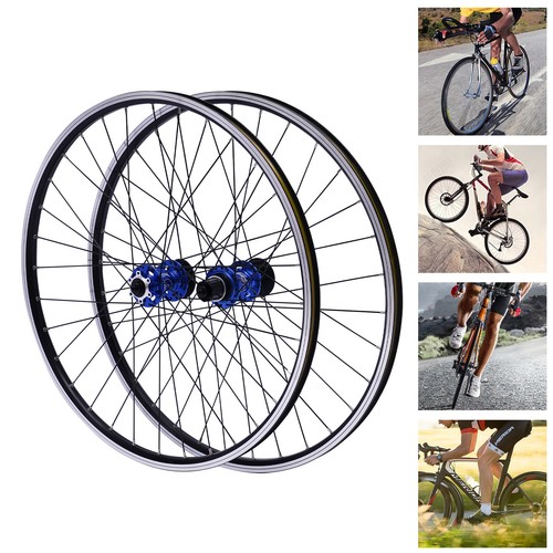 27.5'' Aluminum Alloy Front+Rear Wheelset Wheel Mountain Bike Rim Disc ...