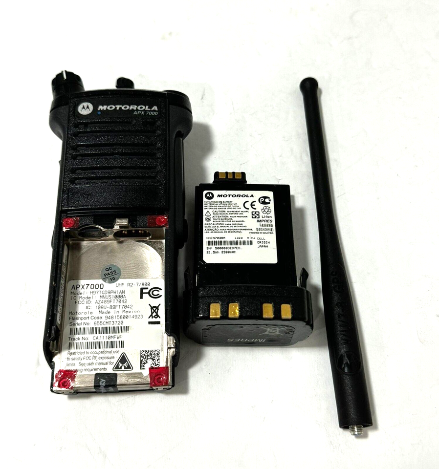 Motorola APX7000 H97TGD9PW1AN UHF R2(450-520Mhz) - 700 /800 MHz Two Way ...