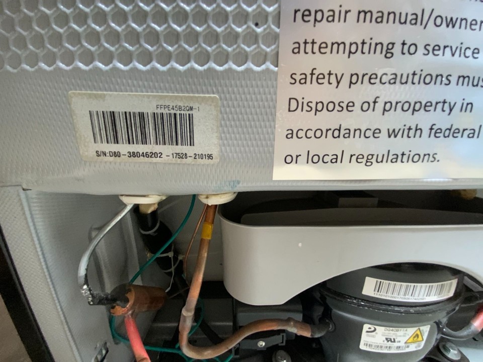 Frigidaire - 4.5 Cu. Ft. Mini Fridge - Silver Mist Model: FFPE45B2QM | eBay