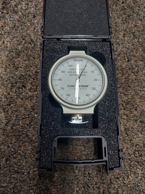 BAREISS SHORE D DUROMETER HP-D HARDNESS TESTER DIN-ISO 48-4 ASTM D 2240 ...