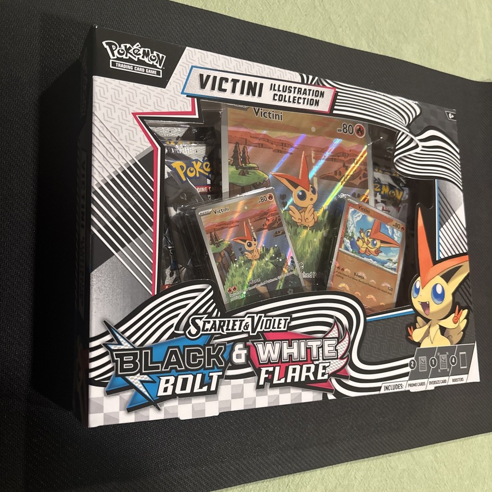 Pokémon TCG Black Bolt & White Flare Unova Victini Illustration ...