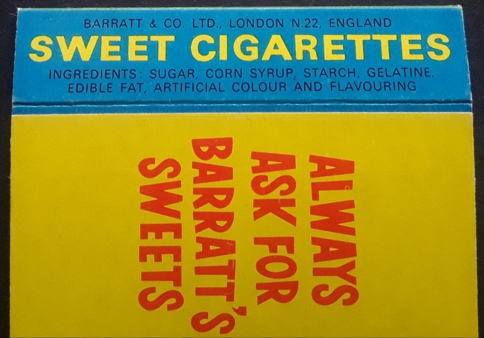 Barratt - Wisecracks 3d sweet cigarette packet, hull only , scans | eBay UK