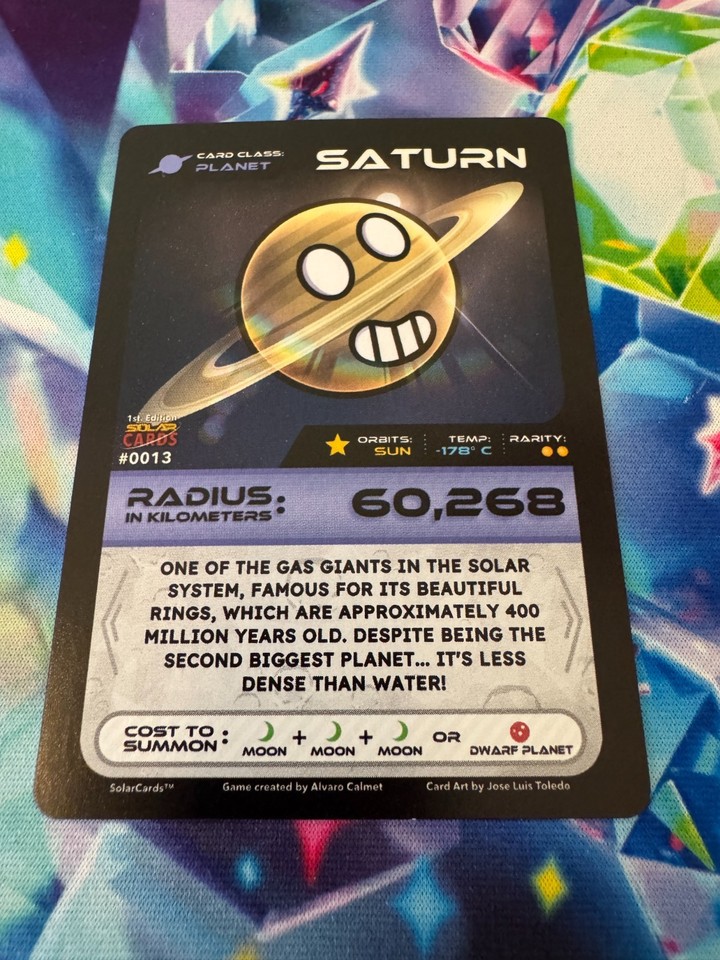 SolarCards SolarBalls 1st Edition Trading Card Game Kickstarter | eBay