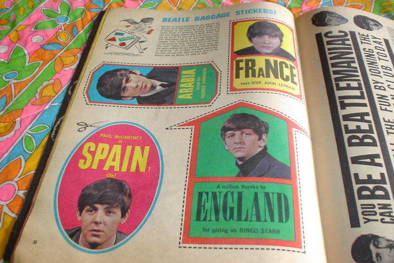 BEATLES RARE 1964 FUN KIT MAGAZINE LARGE BEATLE KIT | eBay