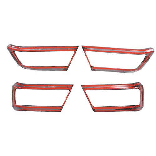 ABS Carbon Fiber Door Handle Frame Covers For Land Rover Defender 110 ...