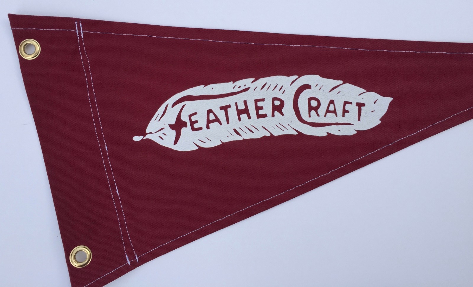 Feathercraft Vintage Style Boat Flag Pennant Nautical Feather Craft ...