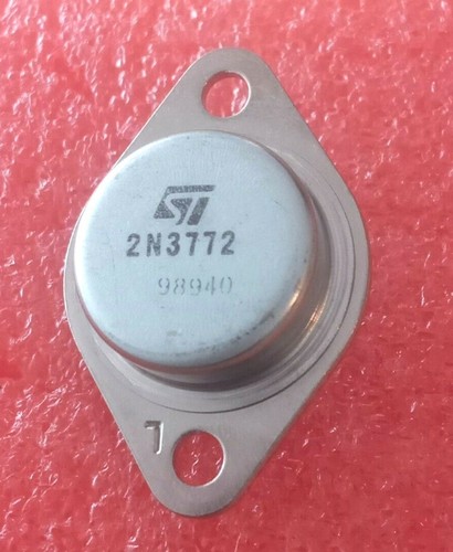 1pcs 2N3772 Si Bipolar Transistors - BJT 20A 60V 150W NPN TO3 ST M. DC ...