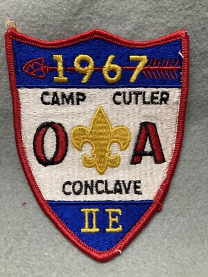 (jab-37) Boy Scouts - WWW - 1967 OA Section 2E Conclave @ Camp Cutler patch | eBay