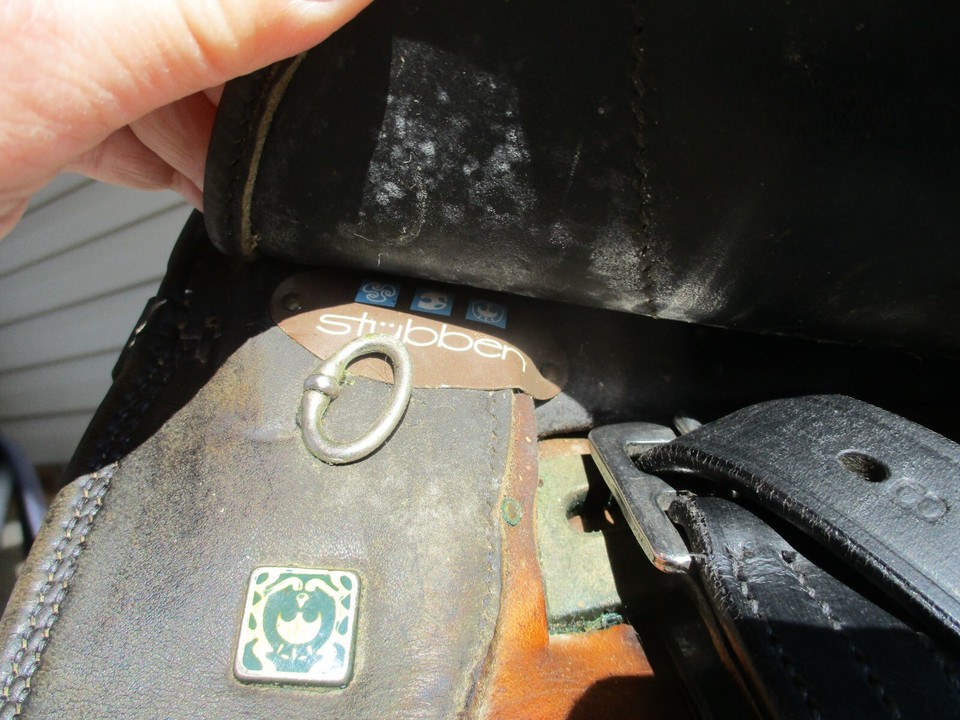 18.5'' M/W 31.5 CM STUBBEN IMPERATOR DRESSAGE ENGLISH SADDLE w LEATHERS ...