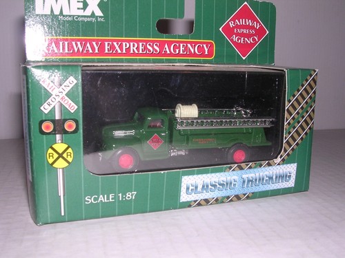 IMEX MODEL CO.#70009 1950 Ford Chassis Fire Truck "R.E.A." H.O.Scale 1/ ...