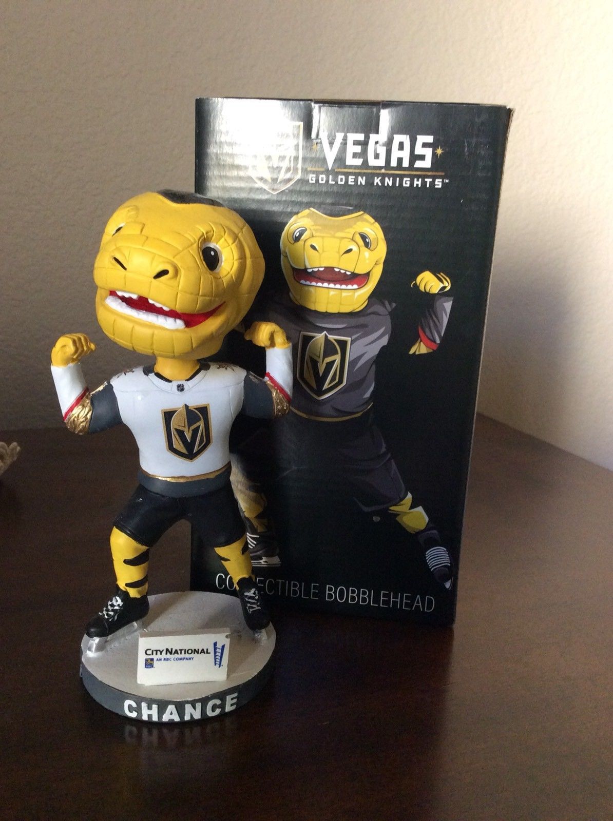 Las Vegas Golden Knights 2018 Chance Mascot Bobblehead 02/19/18 Ducks ...