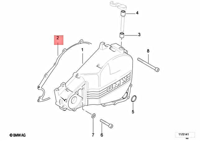 Genuine BMW E16 F 650 94 0161 97 0162 0166 0168 Gasket 11142343039 | eBay