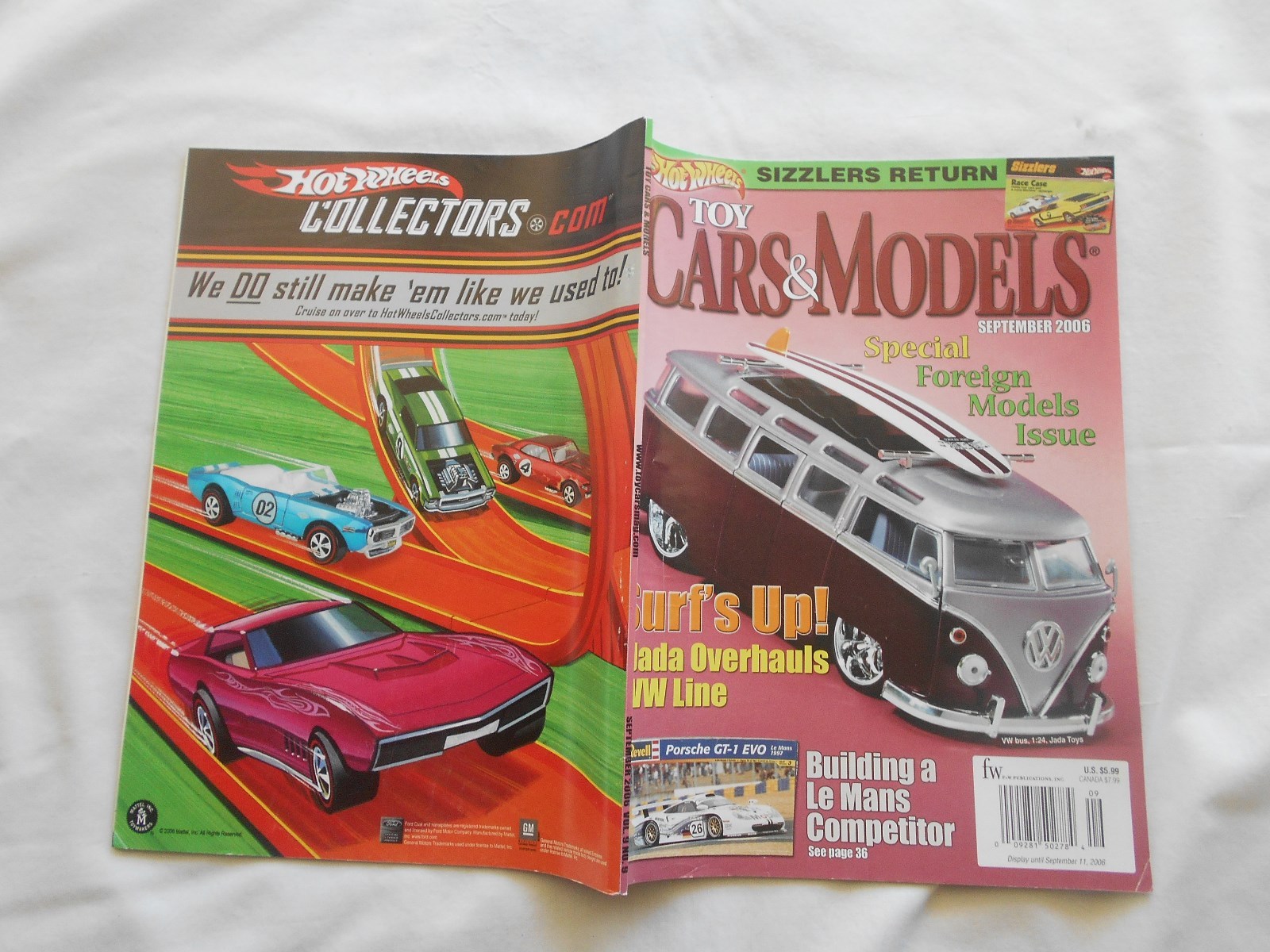 TOY CARS & MODELS-(HOT WHEELS )-MAGAZINE--SEPTEMBER,2006 | eBay