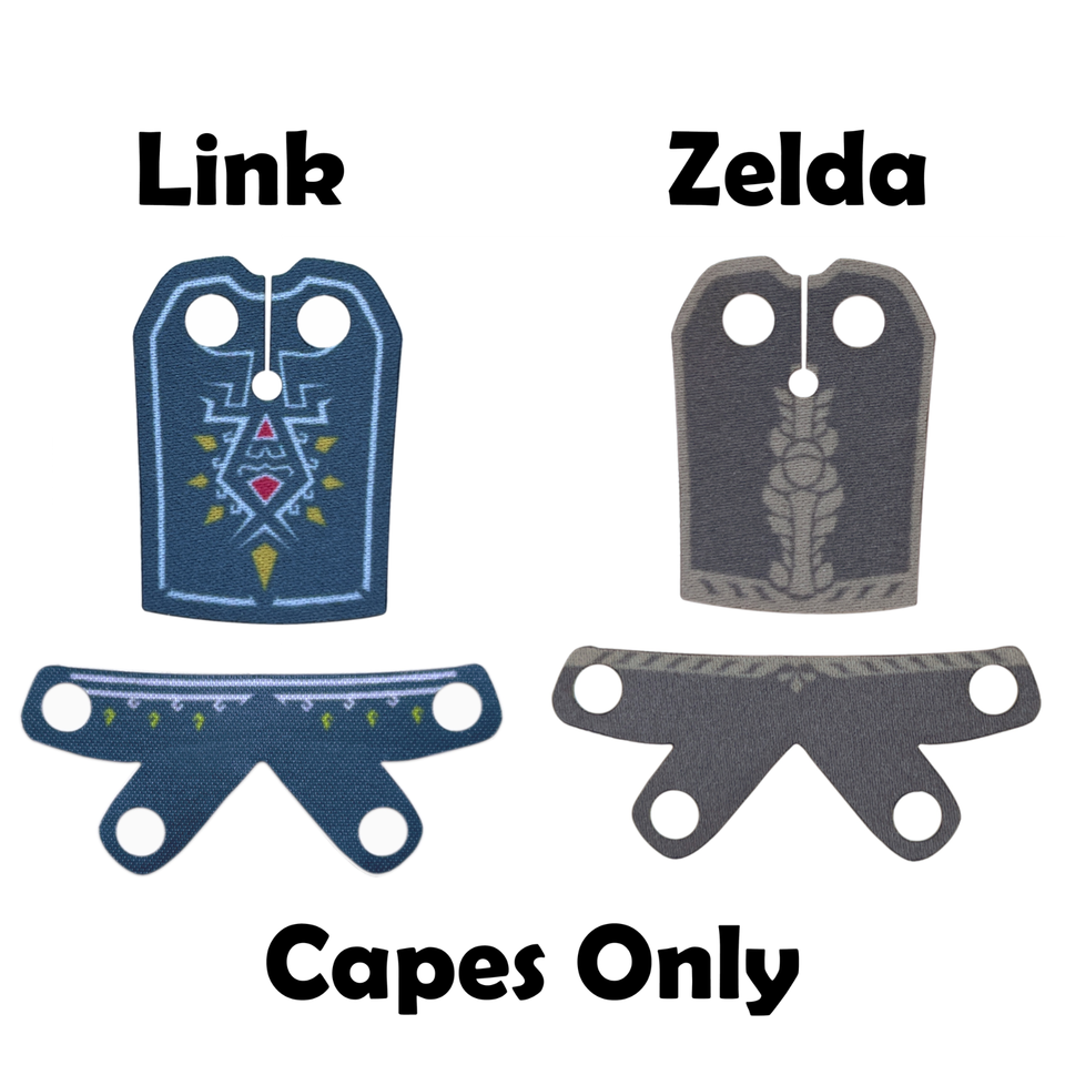CUSTOM Zelda capes - Link and Zelda capes for your own Lego minifigures ...