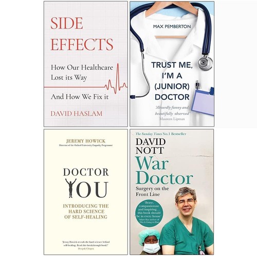 Set of 4 Books Side Effects, Doctor You, War Doctor, Trust Me I'm a Jr ...