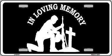In Loving Memory Cross Novelty Metal License Plate Tag LP5410 | eBay