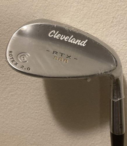 New Cleveland 588 RTX Rotex 2.0 56* Sand Wedge Chrome Dynamic Gold In ...