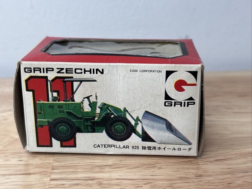 1:76 Diecast Grip Zechin No.11 CAT 920 Wheeled Snow Plow Green D0723 LZ ...