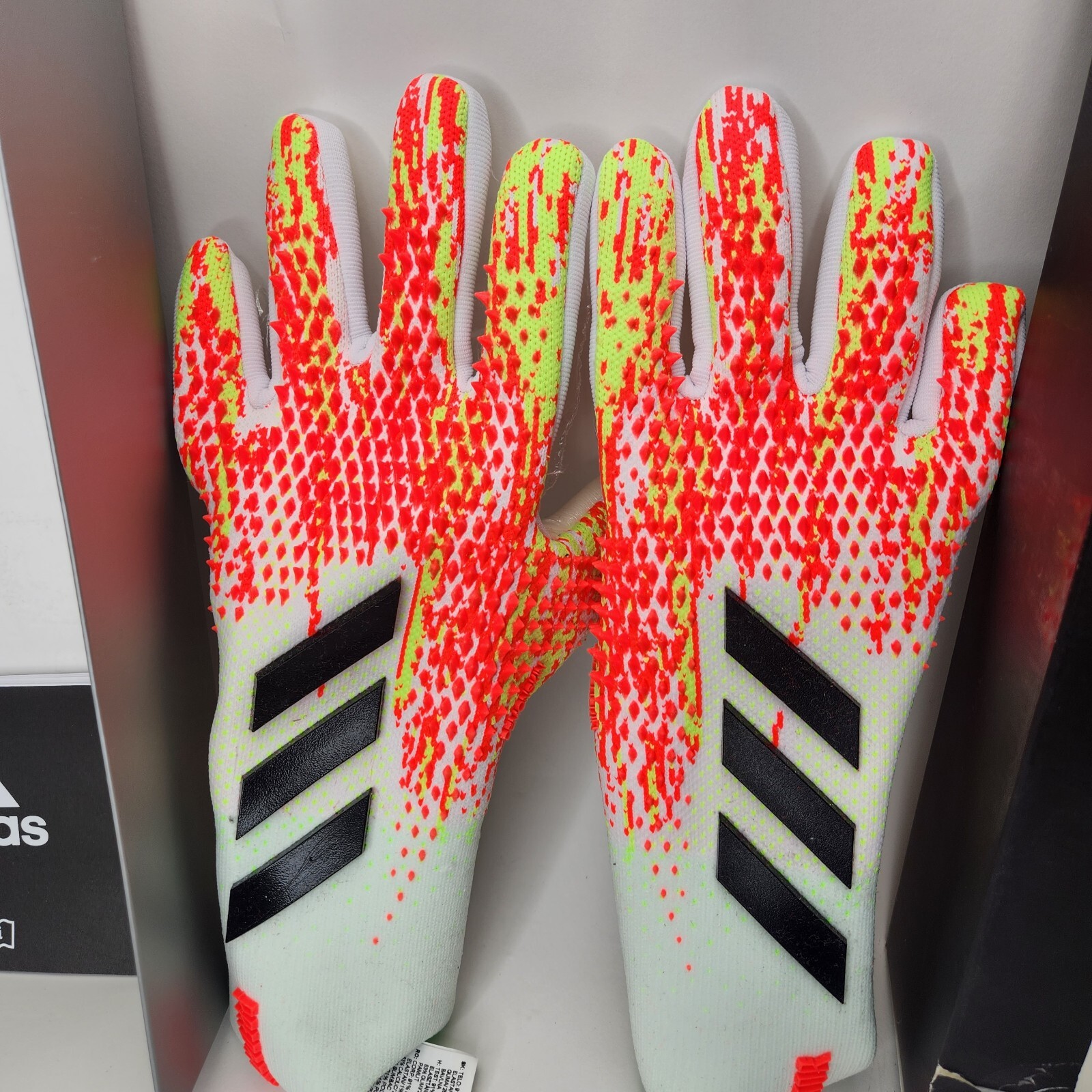 Adidas Predator 20 GL Pro Demonskin Goalkeeper Gloves Orange FJ5983 ...