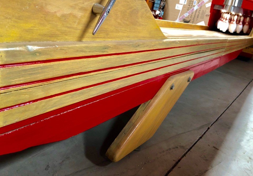 VINTAGE UNITED “DUPLEX” 16’ BIG BOWLER COIN OP RESTORED BOWLING ARCADE ...