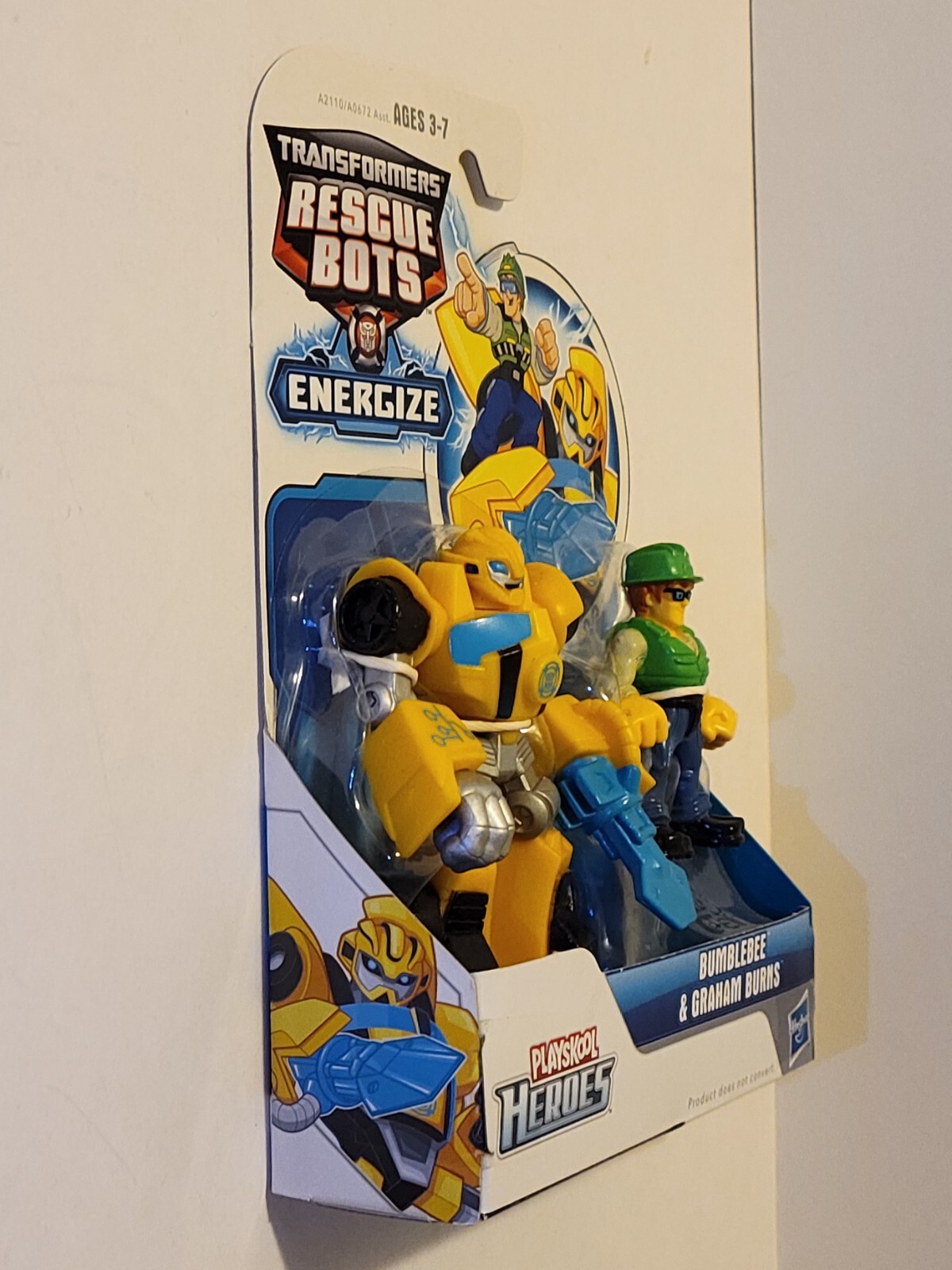 Rescue Bots ENERGIZE Bumblebee (Posable) Graham Burns Mini-Figure 2 ...