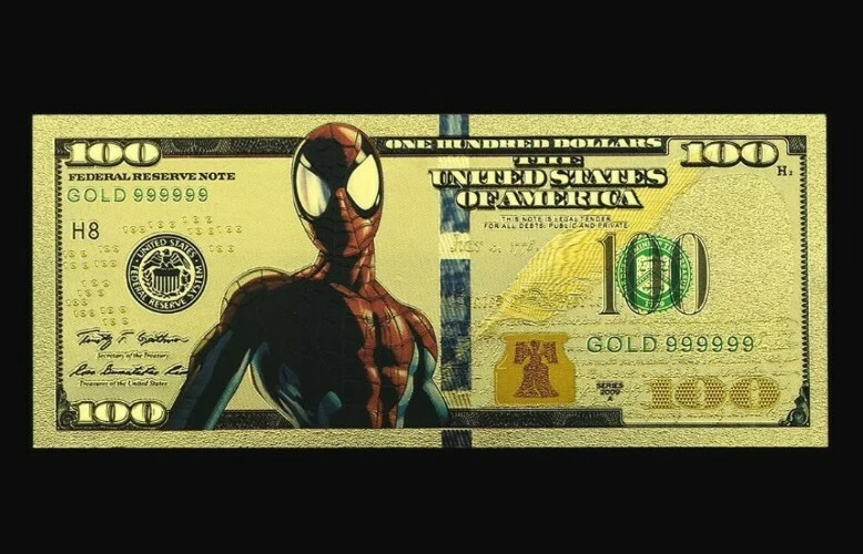 Spider Dollar Bill