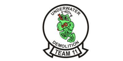 4" us navy underwater demolition team 11 bumper sticker decal usa made ...