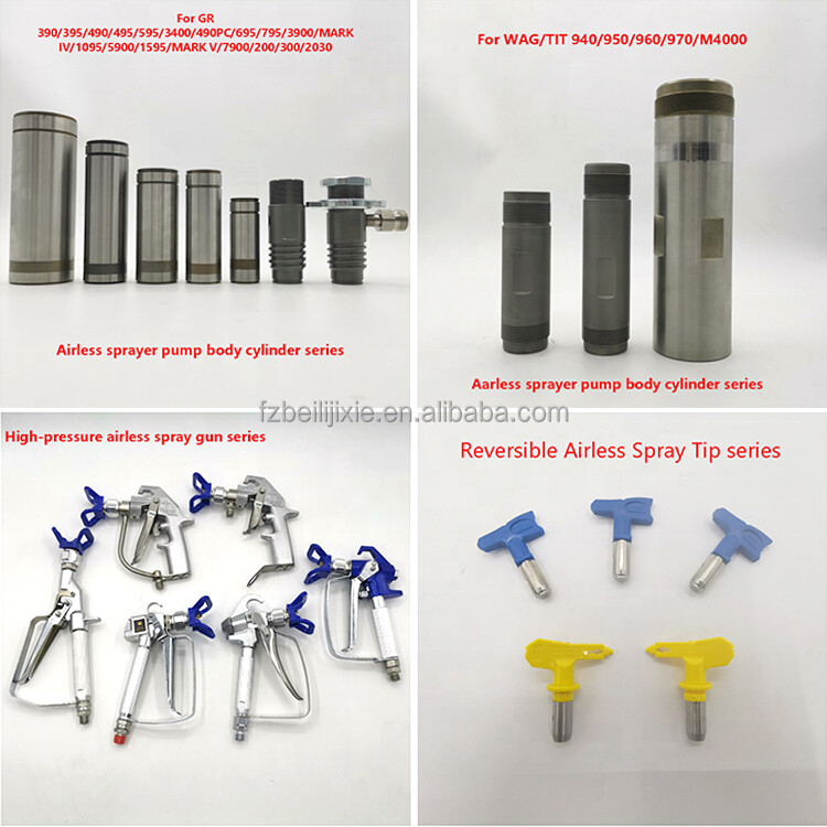 180CC Pneumatic airless sprayer pump Pump body assembly 24B822 for ...