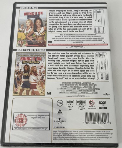 Bring It On Again/Bring It On - All Or Nothing (DVD, 2007) for sale ...