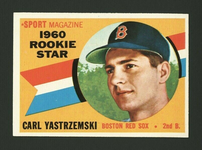 1960 TOPPS #148 CARL YASTRZEMSKI ROOKIE CARD ~ MINT CORNERS ~ FANTASTIC ...