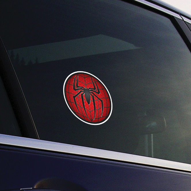 Spiderman Logo Comic Sticker Decal for Car Truck Window Bumper Wall ...