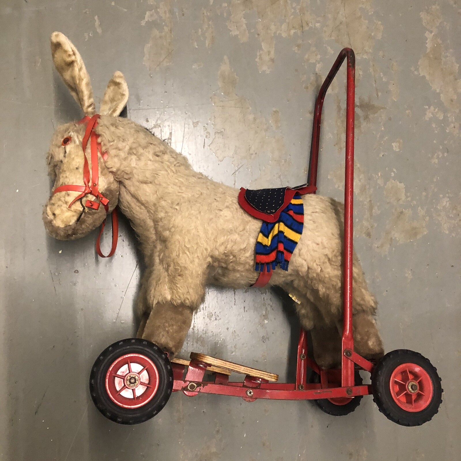 Vintage Deans Toys Donkey Walk Along Ride Along Pull Along Push Along ...