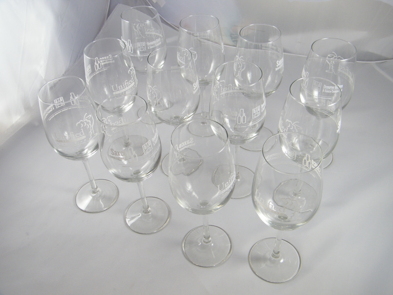 (12) SAXCO INTERNATIONAL DEMPTOS UNIFIED WINE GROUP WINE GLASSES | eBay