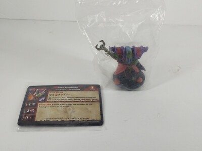 World of Warcraft Miniatures Radak Doombringer with Cards NEW WOW Core ...