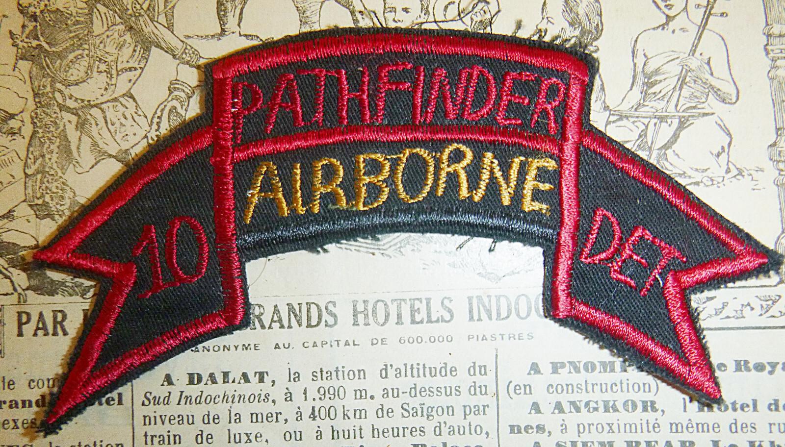AIRBORNE PATHFINDER - Scroll Patch - US ARMY - 10th Aviation - Vietnam ...