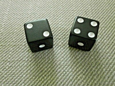Game Replacement Pieces Black Solid Die Dice ~ Excellent Condition | eBay
