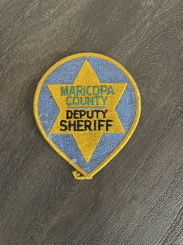 Vintage obsolete police patch Maricopa county deputy sheriff cop ...