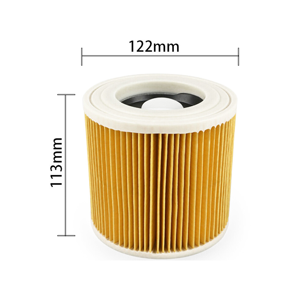 2-4x Cartridge Filter For Karcher WD WD2 WD3 Series Wet & Dry Vacuum ...