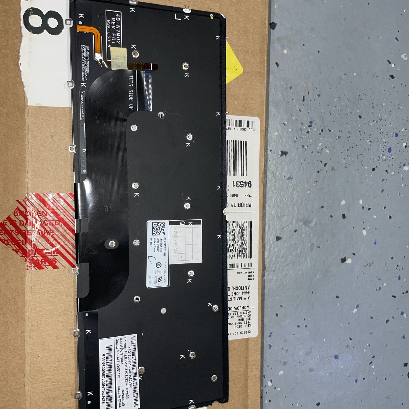 P6DWF Dell XPS 13 L321X L322X US Black Backlit Keyboard for sale online ...