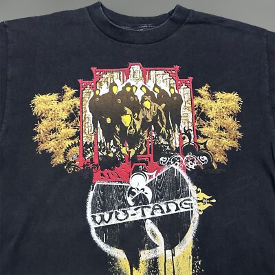 Vintage Y2K Wutang Clan T-Shirt Medium Rap Tee Hip Hop Shaolin 36 ...