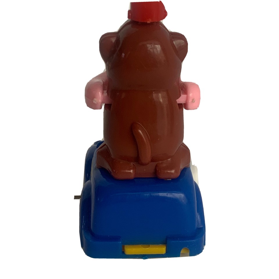 Vintage Plastic Wind Up Car Toy Monkey Playing The Cymbals Hong Kong ...
