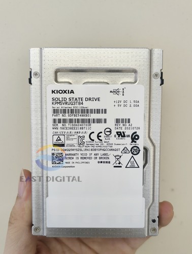 KPM5VRUG3T84 3.84TB KIOXIA 2.5" SAS SDFBE54NKB01 12Gbps Solid State ...