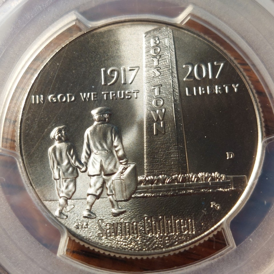 2017 Boys Town First Strike Silver Clad Half Dollar - PCGS MS70 | eBay