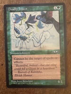 Magic the Gathering MTG Deadly Insect (86a) Alliances | eBay