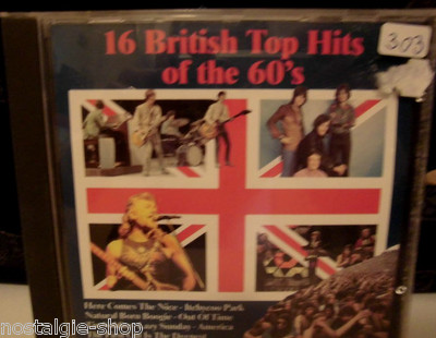 CD 16 British Top Hits Of The 60s Musica Music | eBay