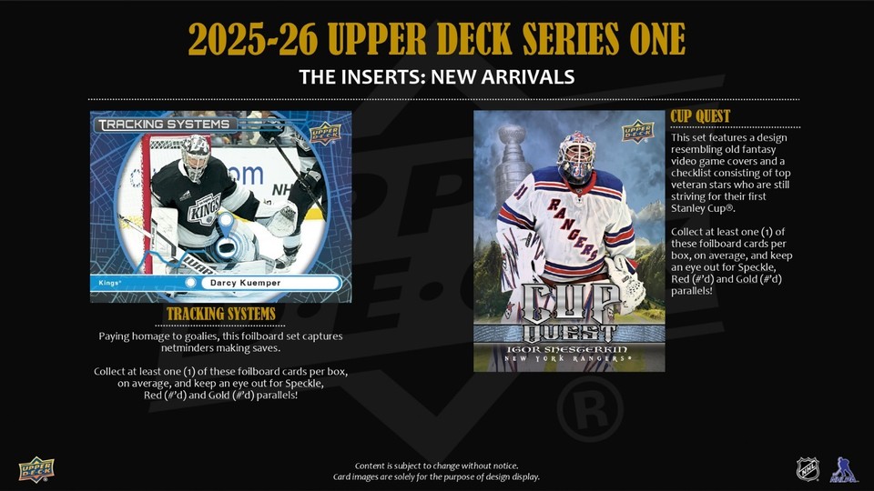 Nick Foligno CHI 25/26 Upper Deck Series 1 (12 Box) 1 Case Player Break ...